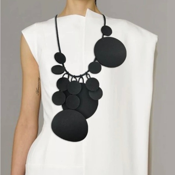 Vintage | Jewelry | New Artyquirky Lagenlook Statement Rubber Necklace ...